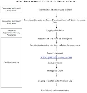 Data Integrity Incident Handling Procedure - Guidelines - SOPs